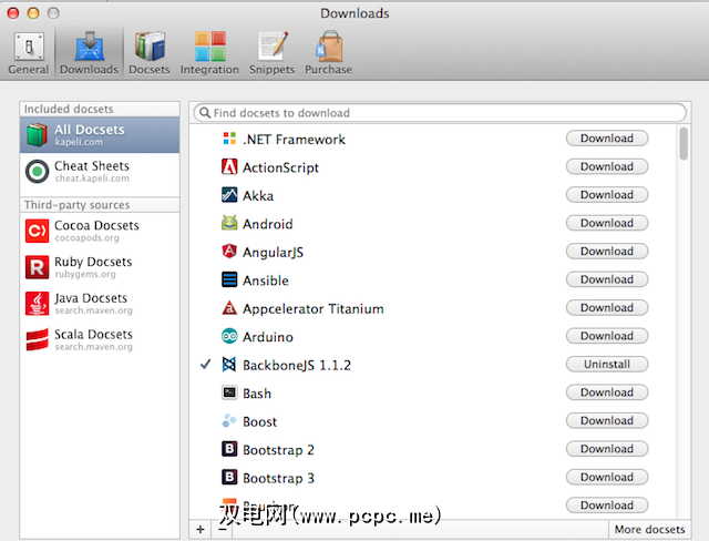 Dash将编码文档带到Mac桌面 - 双电网(PCPC.ME)