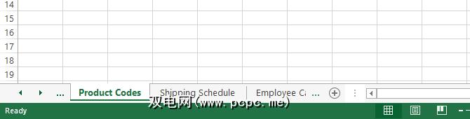 3个在Excel中管理工作表的入门技巧 - 双电网(PCPC.ME)