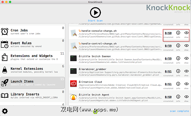 如何在Mac上捕获和删除隐藏的LaunchDaemon和LaunchAgents - 双电网(PCPC.ME)