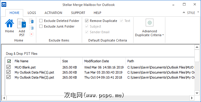 如何合并Microsoft Outlook PST文件：5种简单方法 - 双电网(PCPC.ME)