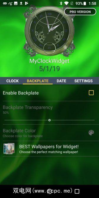 12种最好的免费Android Clock小部件，以时尚的风格讲述时间 - 双电网(PCPC.ME)