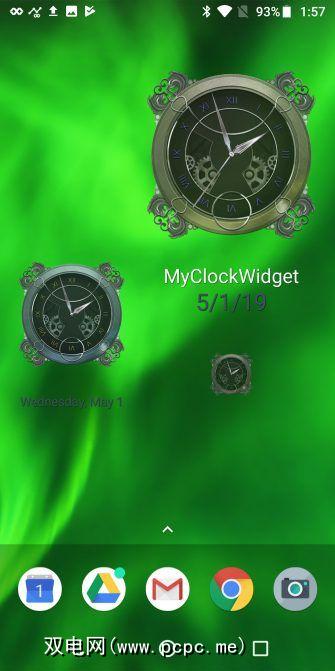 12种最好的免费Android Clock小部件，以时尚的风格讲述时间 - 双电网(PCPC.ME)